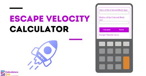 Escape Velocity Calculator Online