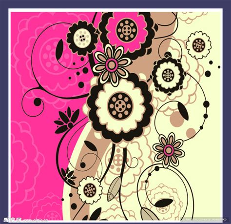 花纹设计图 花边花纹 底纹边框 设计图库 昵图网