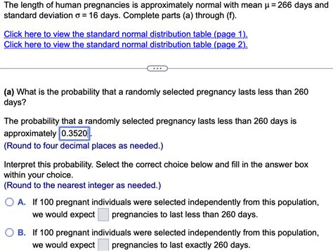 Solved Standard Normal Distribution Table Page 1standard