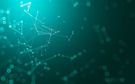 Premium Photo Abstract Background Molecules Technology With Polygonal Shapes