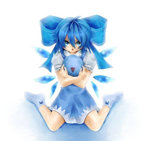 Cirno And Kedama Touhou Drawn By Korichiru Danbooru