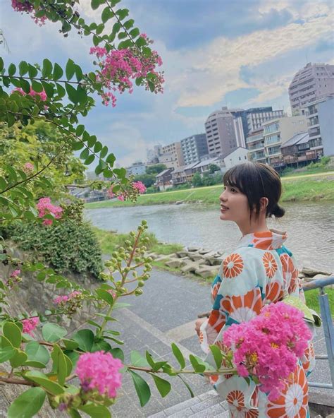 南里美希さんのインスタグラム写真 南里美希instagram「夏へ 暑いのイヤ、苦手って散々言ってごめんね。 浴衣着てお散歩して楽しんだのに。。 でも、来年の夏はもう少しだけ涼しくいて