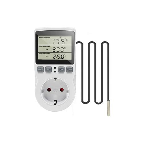 Plug In Digital Thermostat With External Sensor Growit Growshop