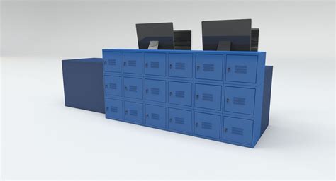 리셉션 데스크 3d 모델 29 Obj Fbx Max Free3d