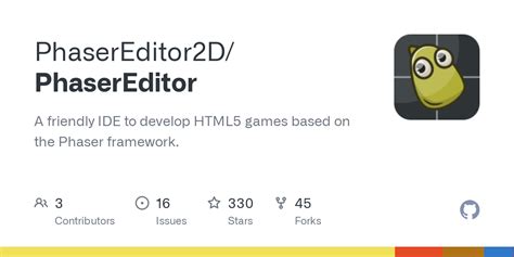 Github Phasereditor2dphasereditor A Friendly Ide To Develop Html5 Games Based On The Phaser