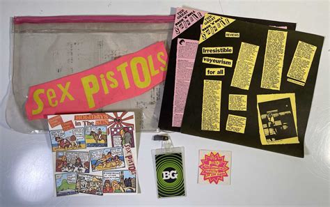 Lot 317 The Sex Pistols Promotional Ziplock Wallet