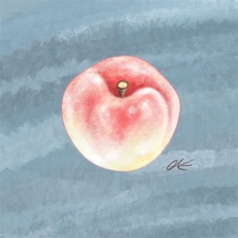 복숭아 그리기 강좌