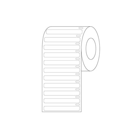 Fisherbrand Direct Thermal Cryogenic Storage Rectangular Labels Direct