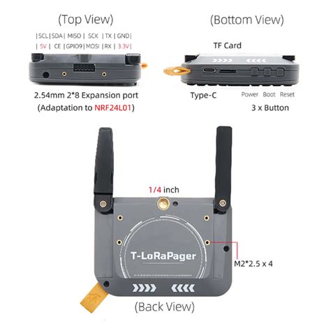 Lilygo® T Lora Pager Us 915 Mhz Lora Esp32 S3 Handheld Aiot Programm Rokland