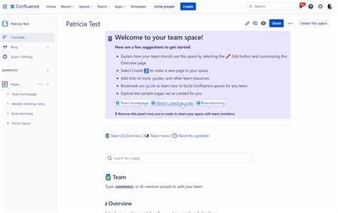 Using Confluence For An Efficient Documentation Actonic Unfolding