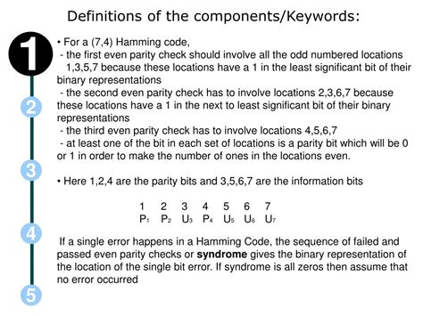 PPT Hamming Code PowerPoint Presentation Free Download ID 1158599