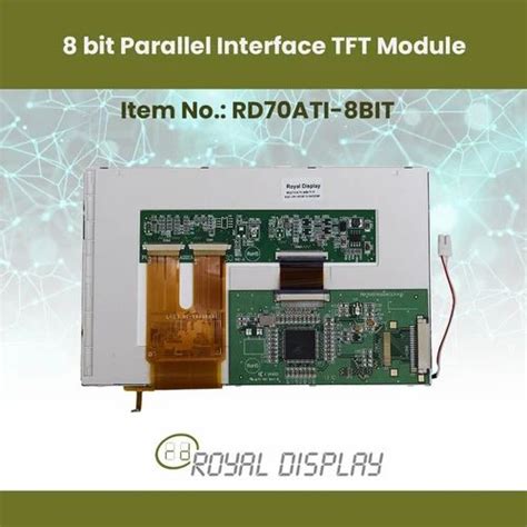Rd70ati 8bit 8 Bit Parallel Interface Tft Display White At ₹ 6500