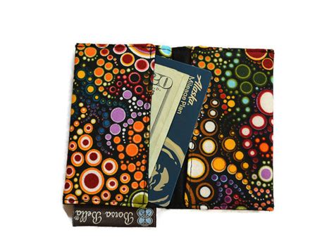 Credit Card Holder RFID Protected RFID Fabric Wallet Small Etsy