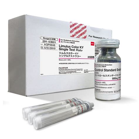 Limulus Color Ky Single Test Kit Endotoxin Specific Testing W Control Standard Endotoxin Cse
