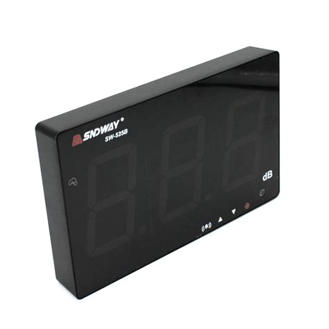 SNDWAY SW 525B Digital Sound Level Meter Noise Decibel Meter 30 130dB Large Display Wall Hanging