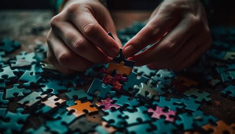 Premium Ai Image Teamwork And Creativity Lead To Success In Jigsaw