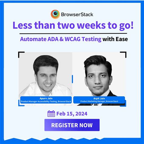 Browserstack On Linkedin Accessibility Automation Webinar Streamline Workflows Fuel Inclusivity
