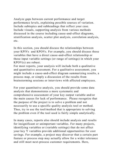 Six Sigma Reporthammettsix Sigma Dmaic Project Report Templadocx
