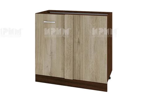 Долен кухненски шкаф за ъгъл City ВДА 42 Сонома арвен Венге 100 см Мебели АРЕНА