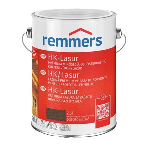 Medienos Impregnantas Remmers Hk Lasur 25 L Palisanderio Spalvos
