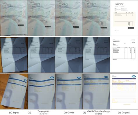 Qualitative Evaluation Of Dewarpnet 6 Without Refinement Network