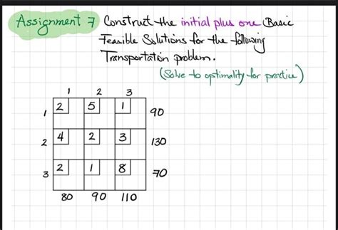 assignment 7 construct the initial plus one basic