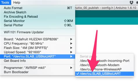 Example Sketches Adafruit Io Basics Esp8266 Arduino Adafruit