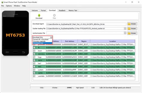 آموزش فلش نصب رام دستگاه های مدیاتک با SP Flash Tool
