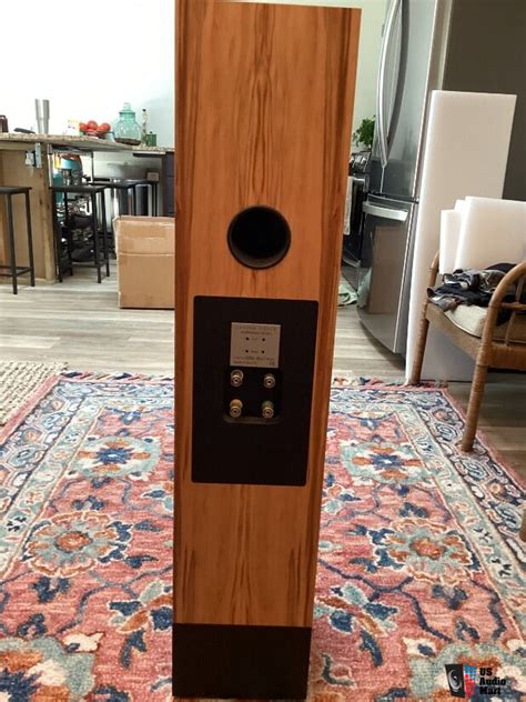 Living Voice OBX RW Speakers In Beautiful Satin Walnut Photo US Audio Mart