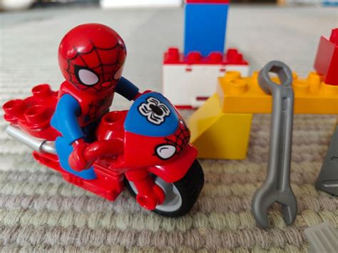Lego Duplo Spider Man Motorrad Werkstatt 10607 Kaufen Auf Ricardo