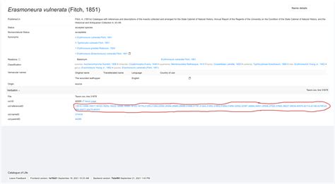Taxonomic References Not Getting Imported · Issue 1058 · Catalogueoflifebackend · Github
