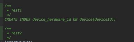 Issues With Comments Issue 1224 Sqldelight Sqldelight GitHub