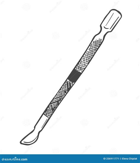 Manicure Pusher Anatomy Nail Implements Structure Manicure And