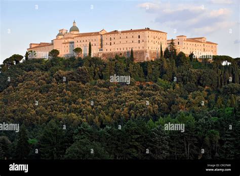 Benedictine Abbey Of Monte Cassino Montecassino Cassino Lazio Italy
