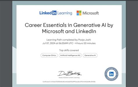 Pooja Joshi On Linkedin Microsoft Linkedin Generativeai Ai Machinelearning Careerdevelopment…