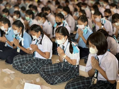 โรงเรียนแพรกษาวิเทศศึกษา รวมพลังแห่งความจงรักภักดี สวดมนต์ถวายพระพรขอ เจ้าฟ้าพัชรกิติยาภา