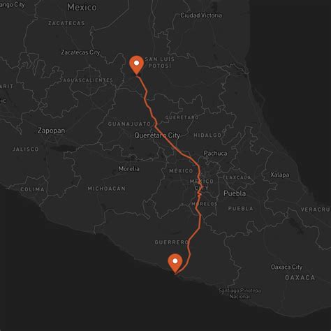 Transporte De Carga De San Luis Potosí A Acapulco Control Terrestre