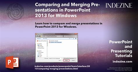 Comparing And Merging Presentations In Powerpoint 2013 For Windows