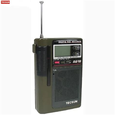 1 Pc Pocket Mini Radio FM MW SW Receiver Full Band Digital Clock Alarm External Antenna TECSUN