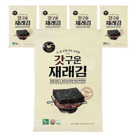 [만전김] 갓구운 재래김 전장 20g X 5봉 홈플러스 택배배송