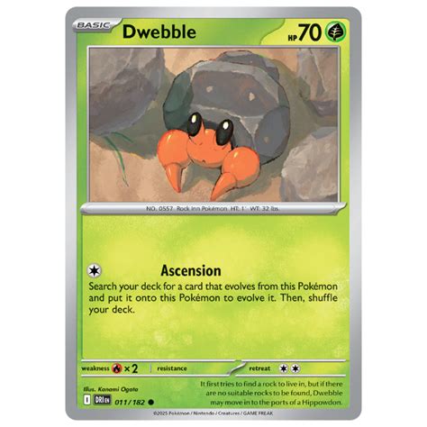 Dwebble Destined Rivals 011 182 Common The Game Tree Nz