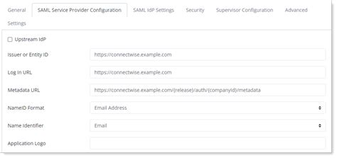 connectwise manage saml integration
