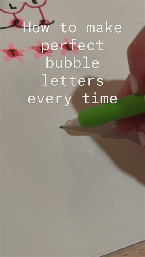 Bubble Writing Ideas