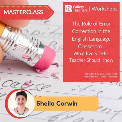 The Role Of Error Correction In The English Language Classroom Gallery Teachers