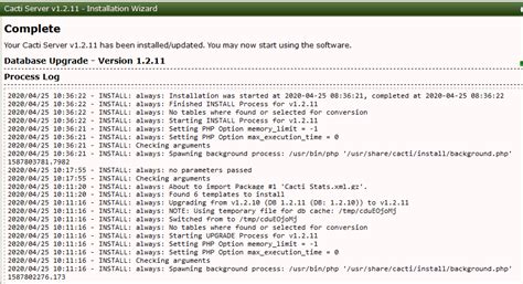 Upgrade From 1210 To 1211 Stuck At 41 Under Centos 7 · Issue 3503 · Cacticacti · Github