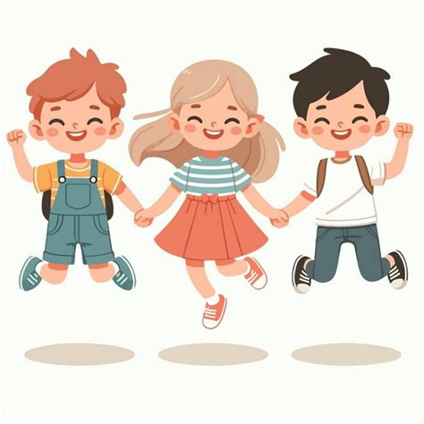 мультфильм мальчика с большим пальцем вверх Премиум Ai сгенерированный вектор