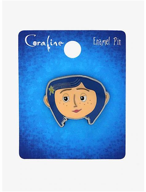 Coraline Face Enamel Pin Coraline Movie Pins Cartoon Movies