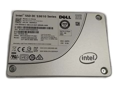 Hd Intel Ssd Dc S3610 Series Dell 400gb Sata 6gbps P N 065wjj