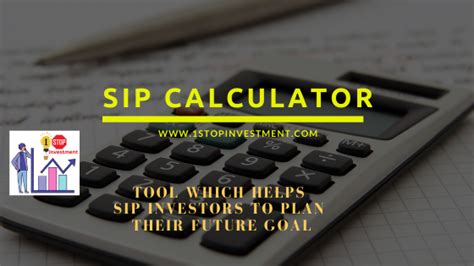 SIP Calculator 1stopinvestment