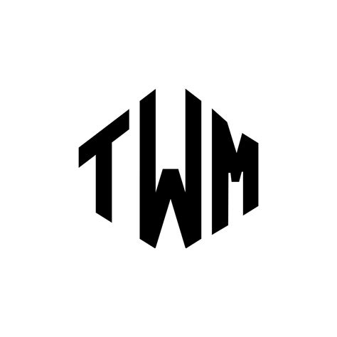 Twm Letter Logo Design With Polygon Shape Twm Polygon And Cube Shape